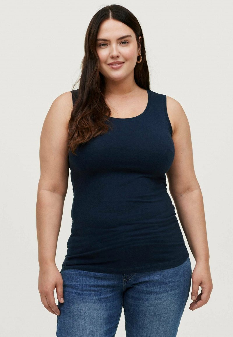 Ellos Plus collection Top - marine/mørkeblå - Zalando.dk