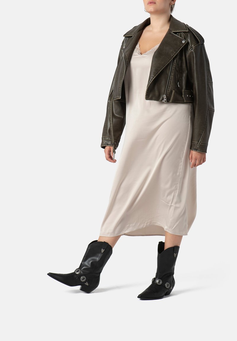 L37 CAST IN STEEL - Botki kowbojki i motocyklowe/czarny - Zalando.pl