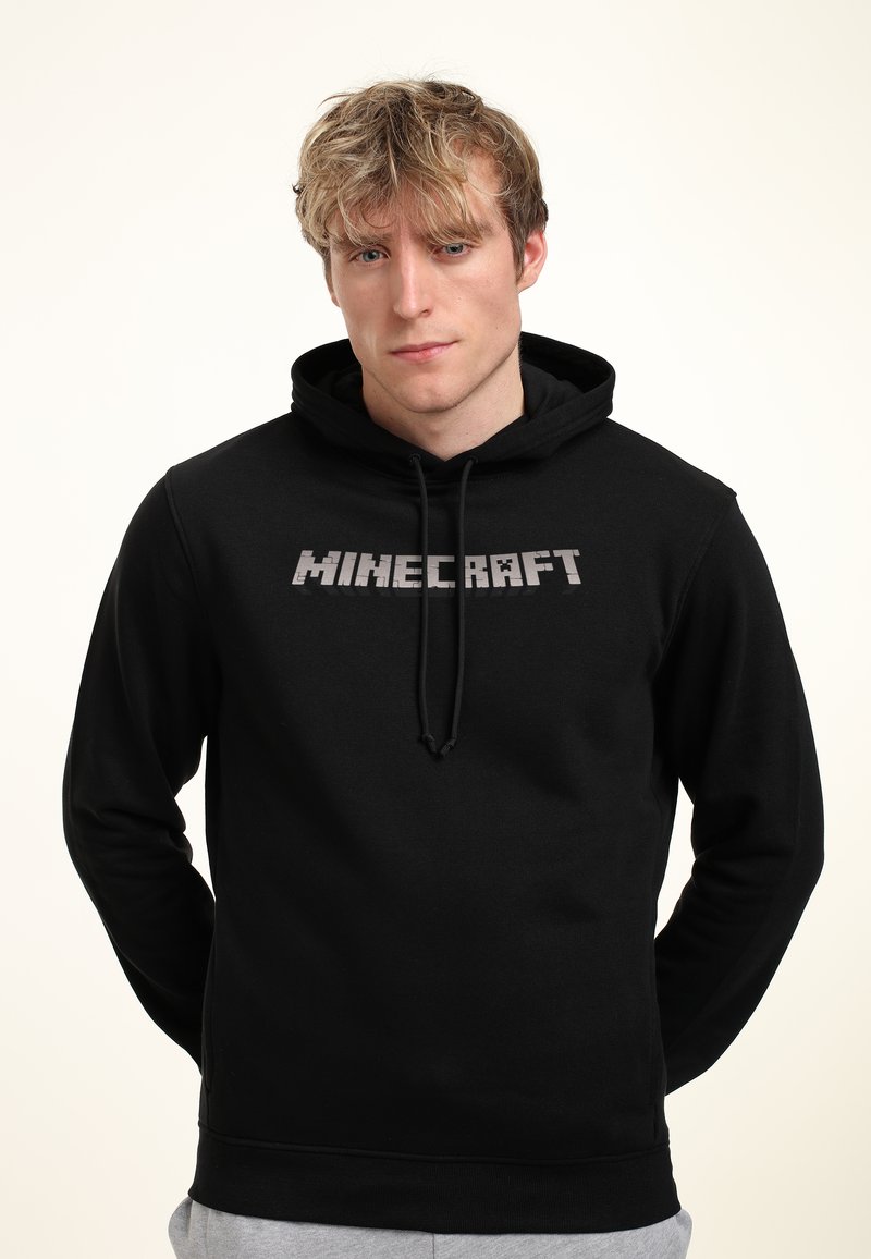 Henry Tiger MINECRAFT LOGO - Mikina s kapucí - black/černá - Zalando.cz