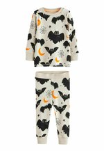 Next SINGLE SNUGGLE REGULAR FIT SET - Pijama - black ecru glow in the ...