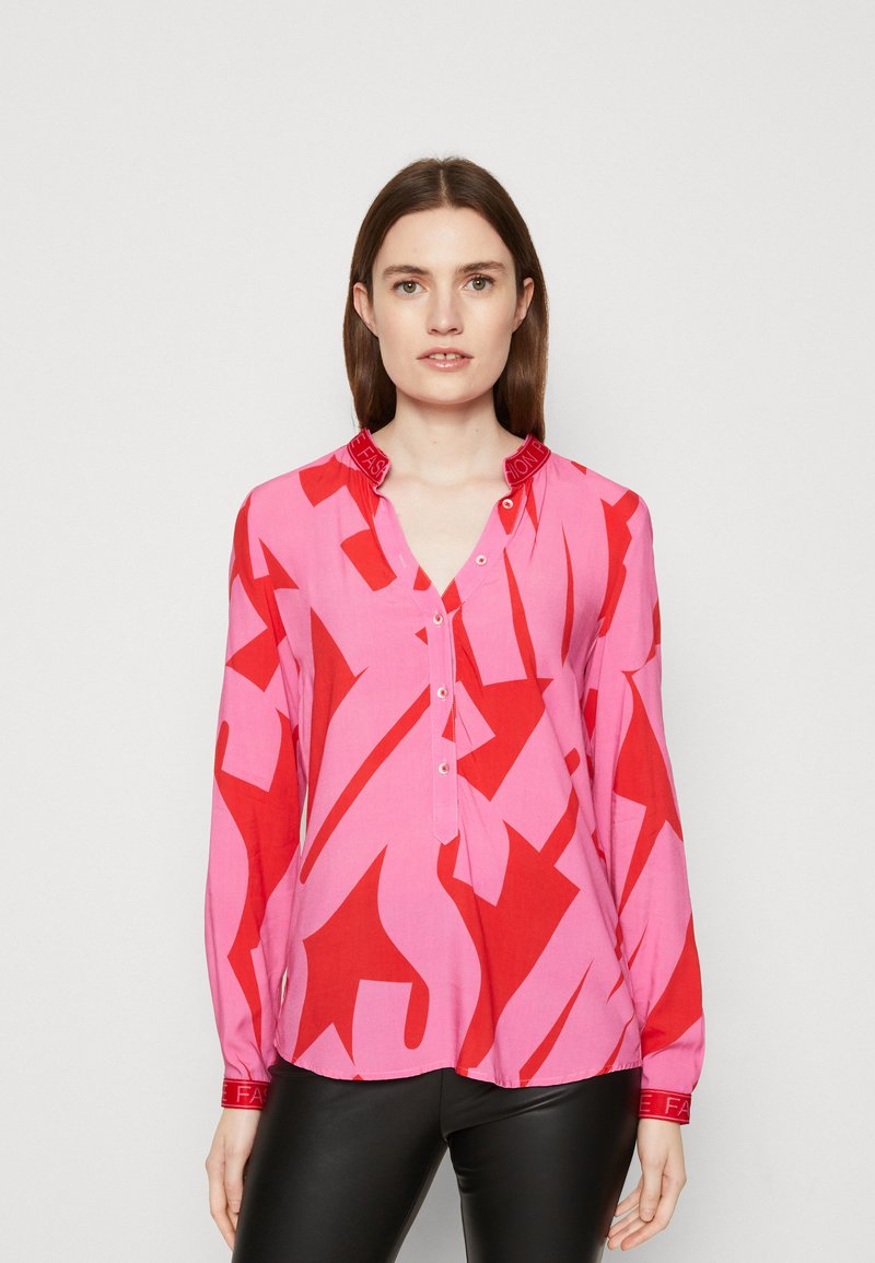 Emily van den Bergh BLOUSE - Blúz - red/pink/rózsaszín - Zalando.hu