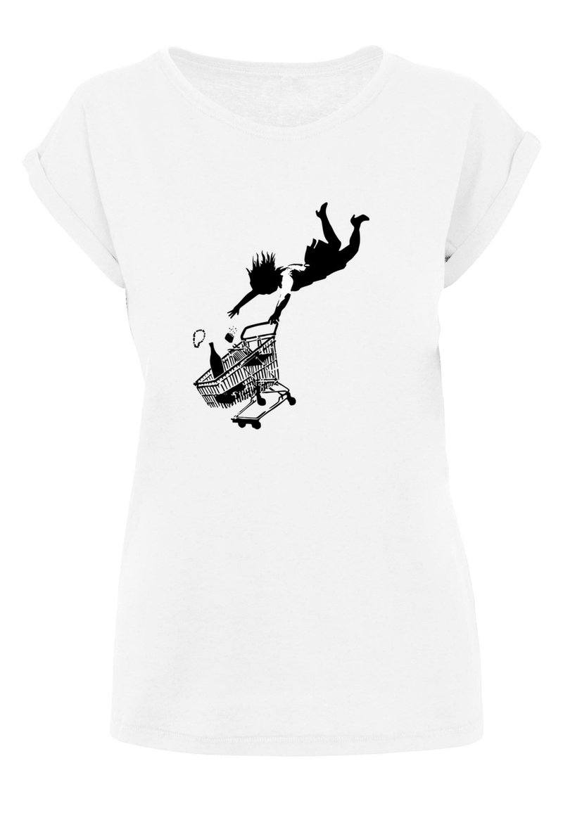 Merchcode SHOP TILL YOU DROP - T-shirts print - white/hvid - Zalando.dk