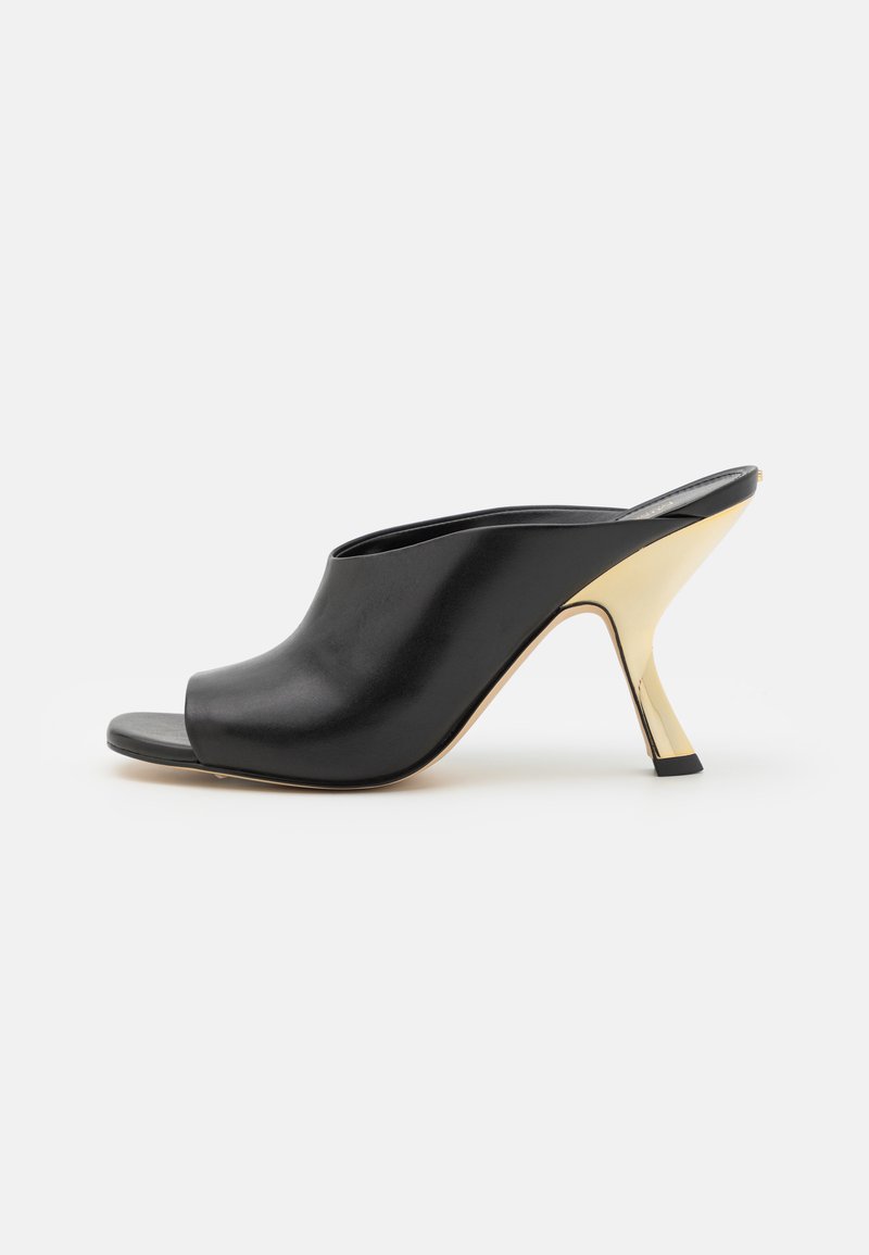 MICHAEL Michael Kors LUNA MULE - Heeled mules - black - Zalando