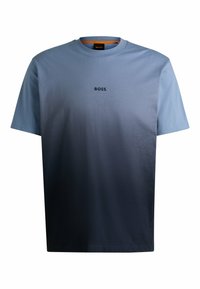 BOSS GRADIENT - Print T-shirt - open blue four/dark blue - Zalando.ie