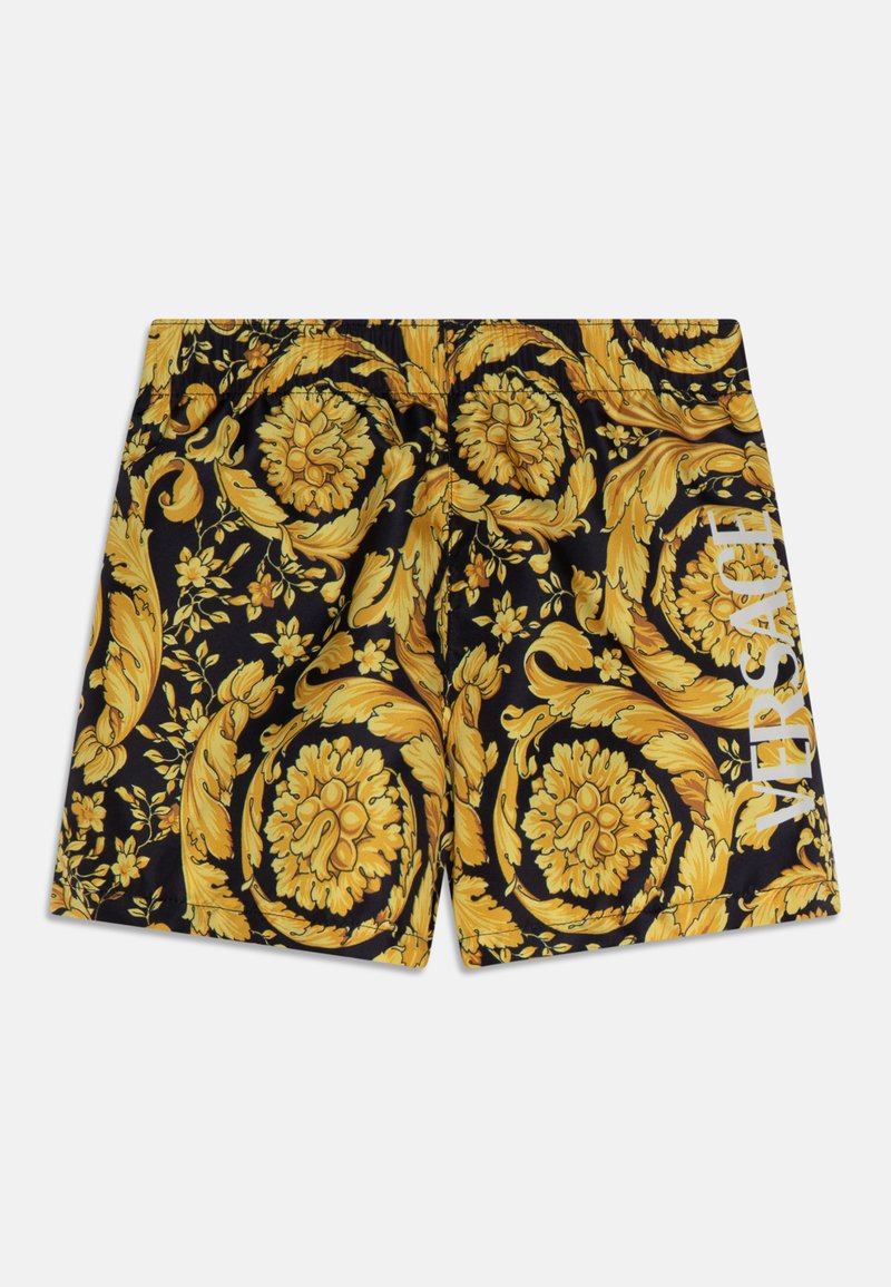 Versace SWIM GIADA BAROQUE WRITING - Plavky - nero/oro/zlatá barva ...