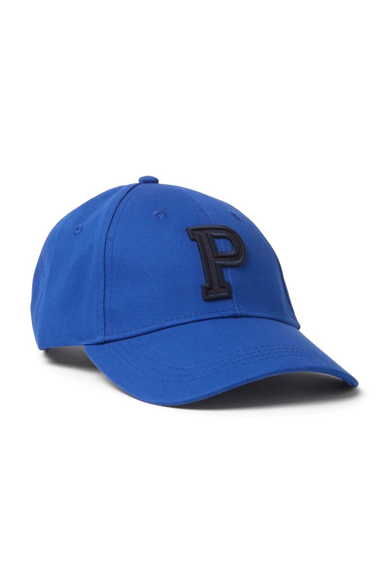PIOMBO WITH ADJUSTABLE VISOR AND EMBROIDERED P - Cap - electric blue ...