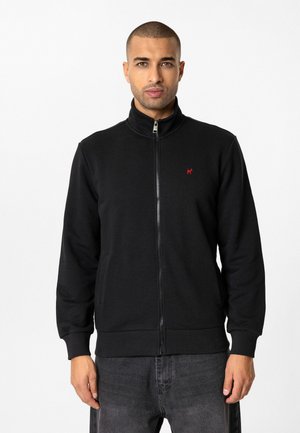 Polo Club TERRY ZIPPER RIGBY GO Z SW B FT - Sweater met rits - black ...