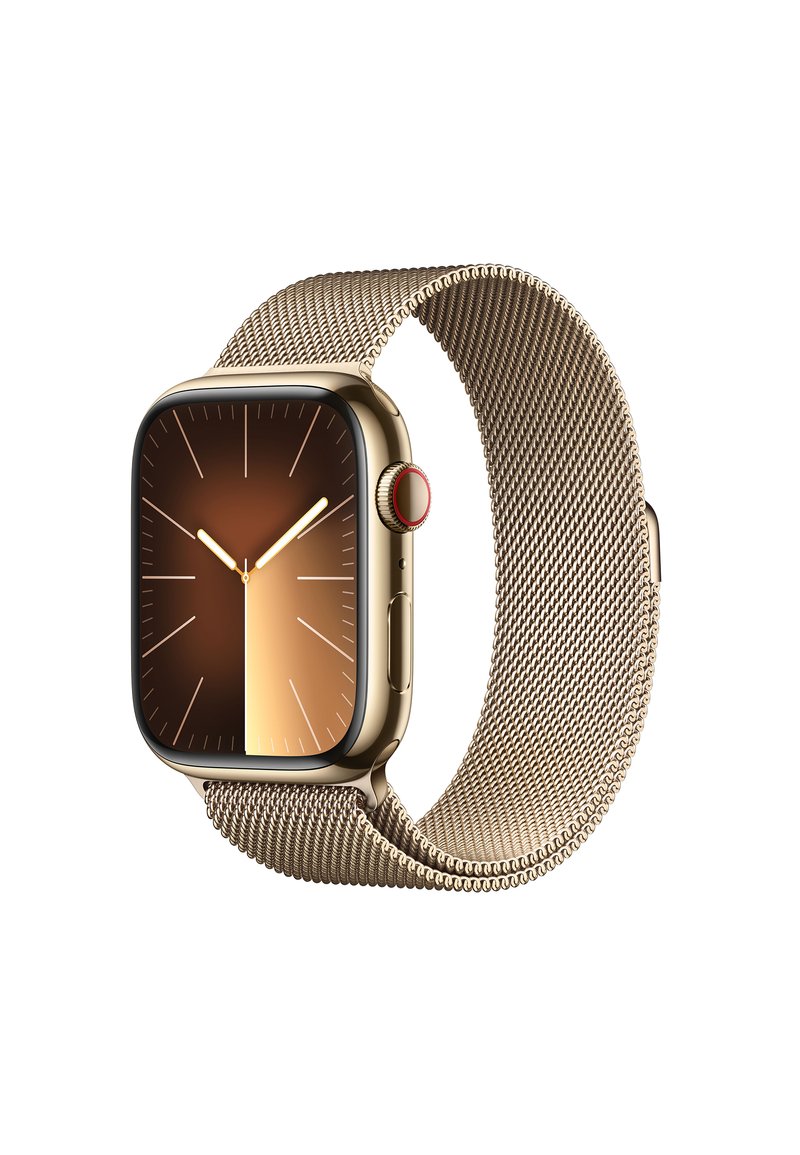 Apple APPLE WATCH SERIES 9 GPS + CELLULAR 45MM - Smartwatch - gold ...