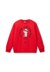 United Colors of Benetton SNOOPY PEANUTS - Sweater - red/rood - Zalando.nl