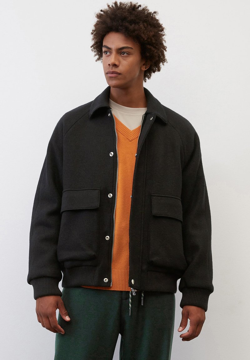 Marc O'Polo VON UNIFI REPREV - Light jacket - black - Zalando.de