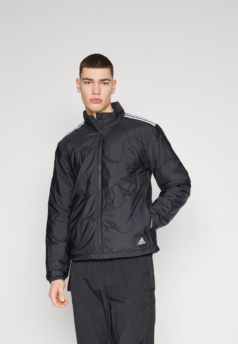 adidas Sportswear NUGANIC - Light jacket - black - Zalando.ie