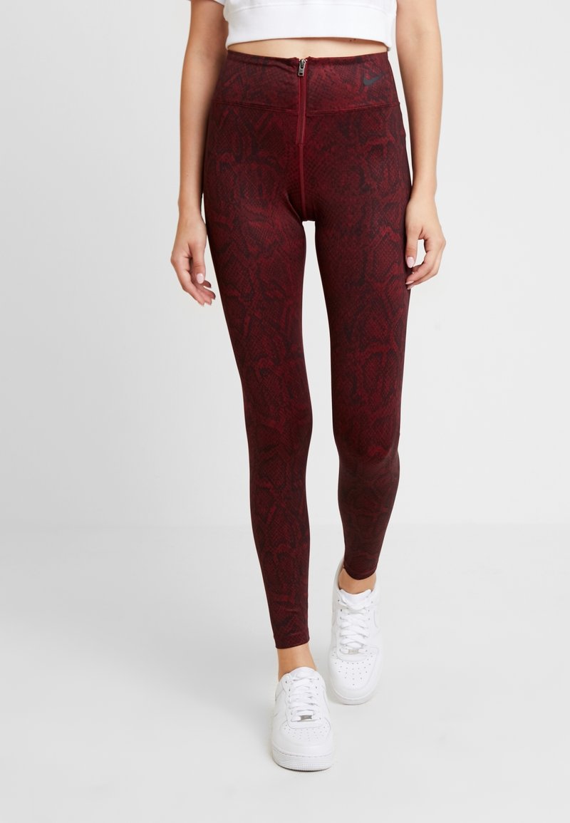 Nike Sportswear Leggings - bordeaux - (Second hand) - Zalando.it