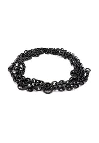 MICHAEL Michael Kors MINI CHAIN WITH PAVE LOGOS - Vöörihm - black/must ...
