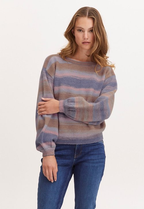 PULZ IMMI - Neule - turtledove/luonnonvalkoinen - Zalando.fi