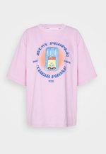 GCDS SPONGEBOB BUSY PEOPLE - Print T-shirt - pink - Zalando.de