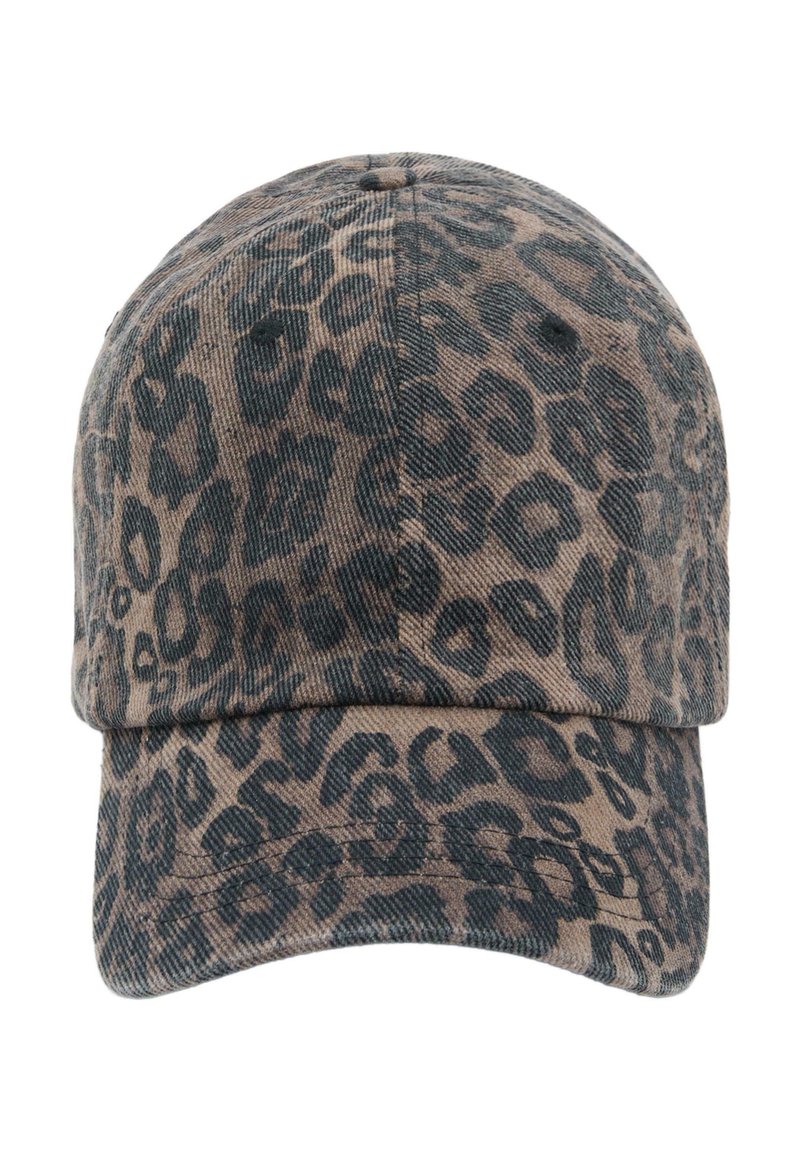 PULL&BEAR LEOPARD PRINT - CAP - Cap - mottled brown/braun meliert ...