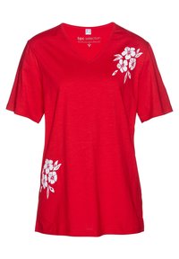 bonprix LONG UMSPIELENDES IN TOLLEN KONTRASTFARBEN - T-shirt imprimé ...