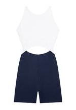 OYSHO CONTRAST COMFORT - Overall / Jumpsuit - blue/blå - Zalando.se