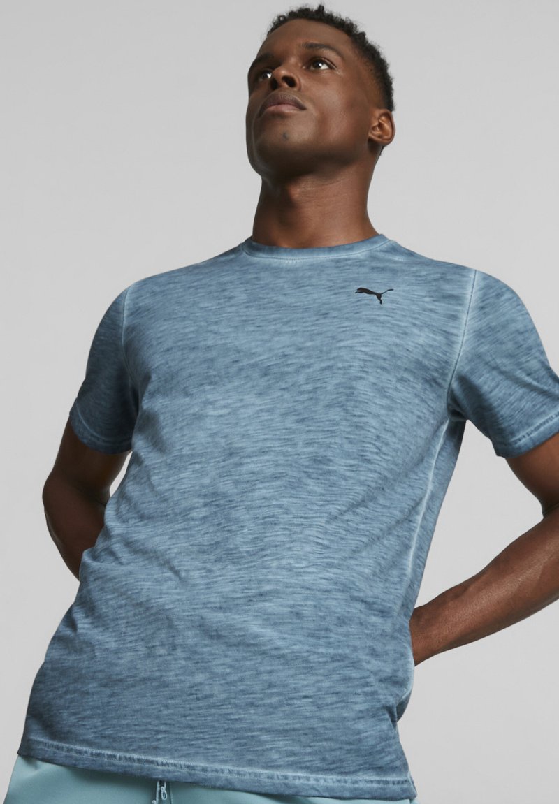 Puma STUDIO FOUNDATION WASH - Sport T-Shirt - bold blue/blau - Zalando.de