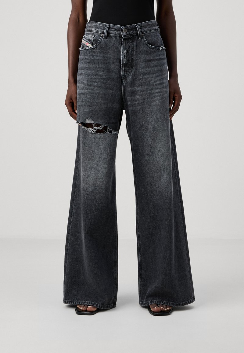 Diesel 1996 D-SIRE - Jeans Relaxed Fit - 02/black denim - Zalando.dk