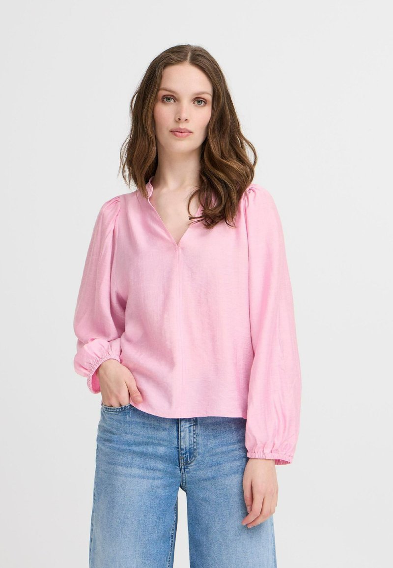 ICHI WILMA - Bluzka/jasnoróżowy - Zalando.pl