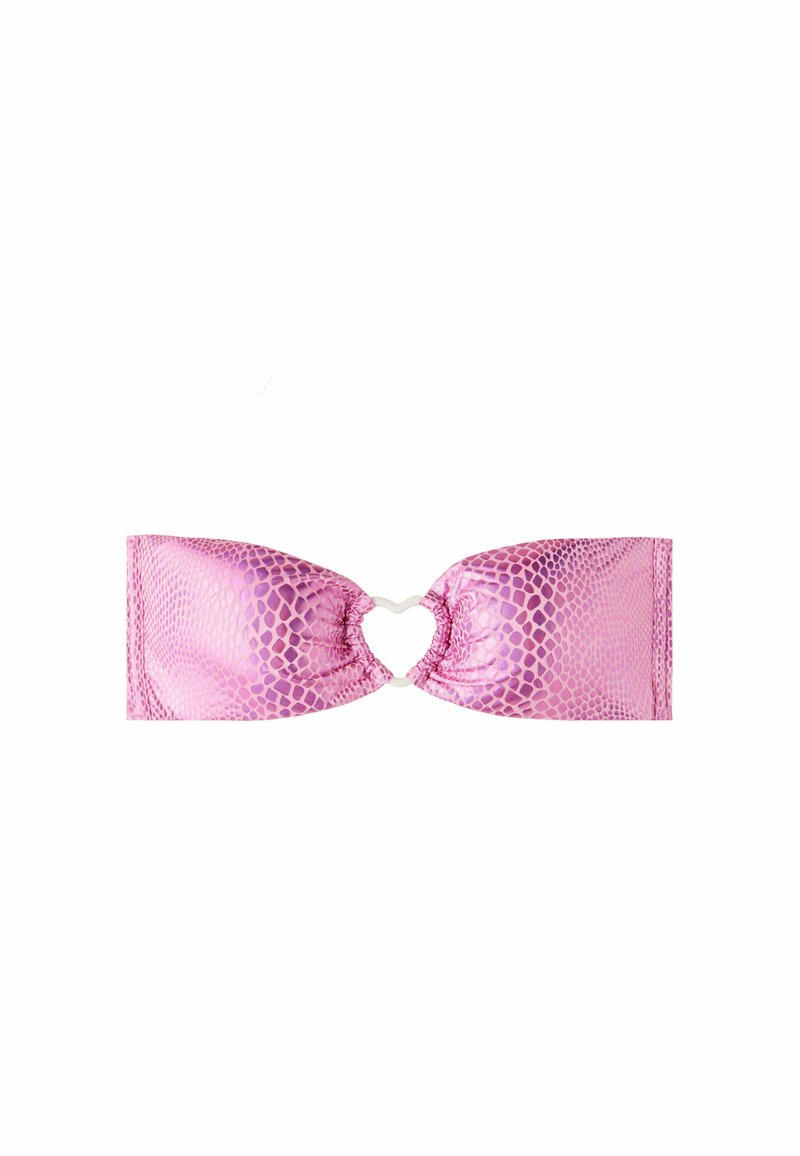 Tezenis MIT HERAUSNEHMBAREN POLSTERN LOVELY SNAKE - Bikini top - rosa ...
