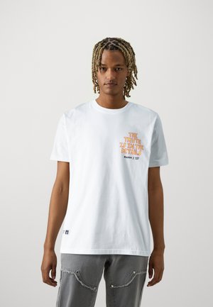 Denham TOUR BOX TEE UNISEX - T-Shirt print - white/weiß - Zalando.de