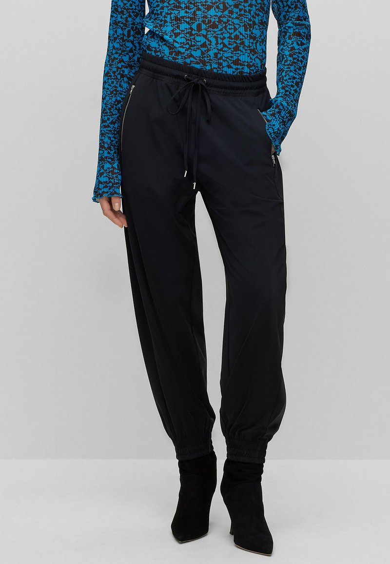BOSS TAPULA - Tracksuit bottoms - black one/black - Zalando.ie