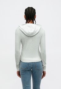 Abercrombie & Fitch FULL ZIP - Mikina na zip - light grey/světle šedá ...