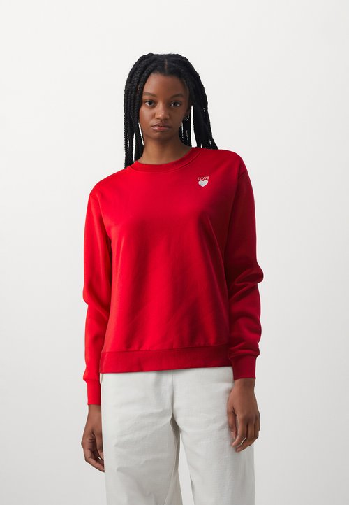 LELA HIGH COLLAR - Sweatshirt - red/röd - Zalando.se