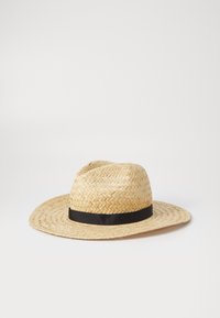 Polo Ralph Lauren ICONS FEDORA HAT - Kalap - natural/black/bézs ...