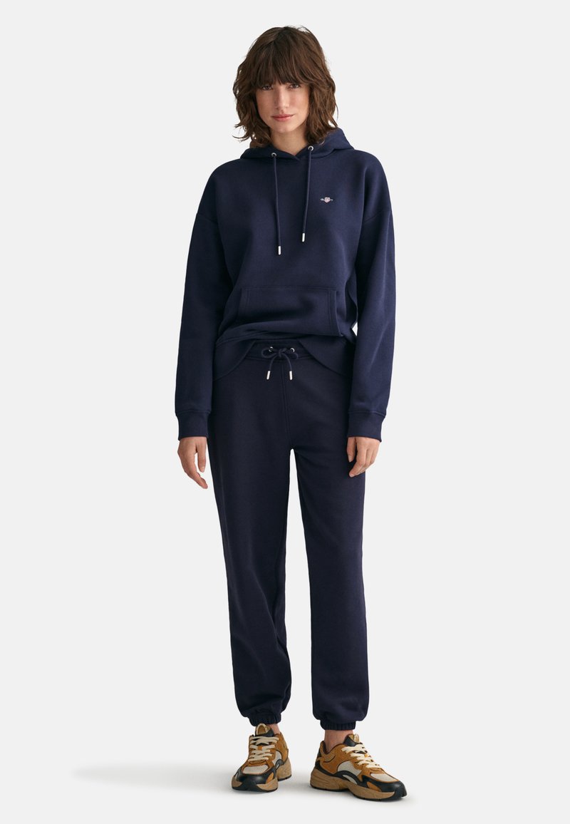 GANT SHIELD - Tracksuit bottoms - evening blue/dark blue - Zalando.ie