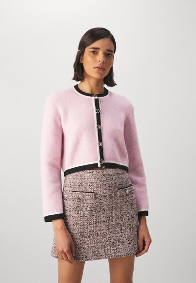 Maje MAGIE - Strickjacke - rose/noir/pink - Zalando