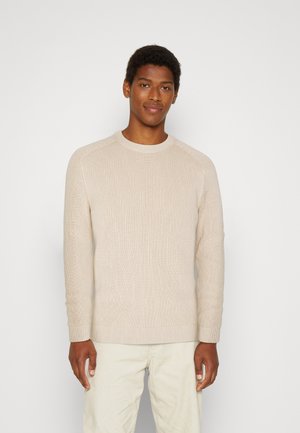 Selected Homme LS STRUCTURE CREW NECK NOOS - Strickpullover - sky captain/dunkelblau - Zalando.at