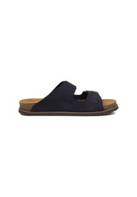 Desa DESA MAN SLIPPERS - Pantolette flach - dark brown/dunkelbraun ...