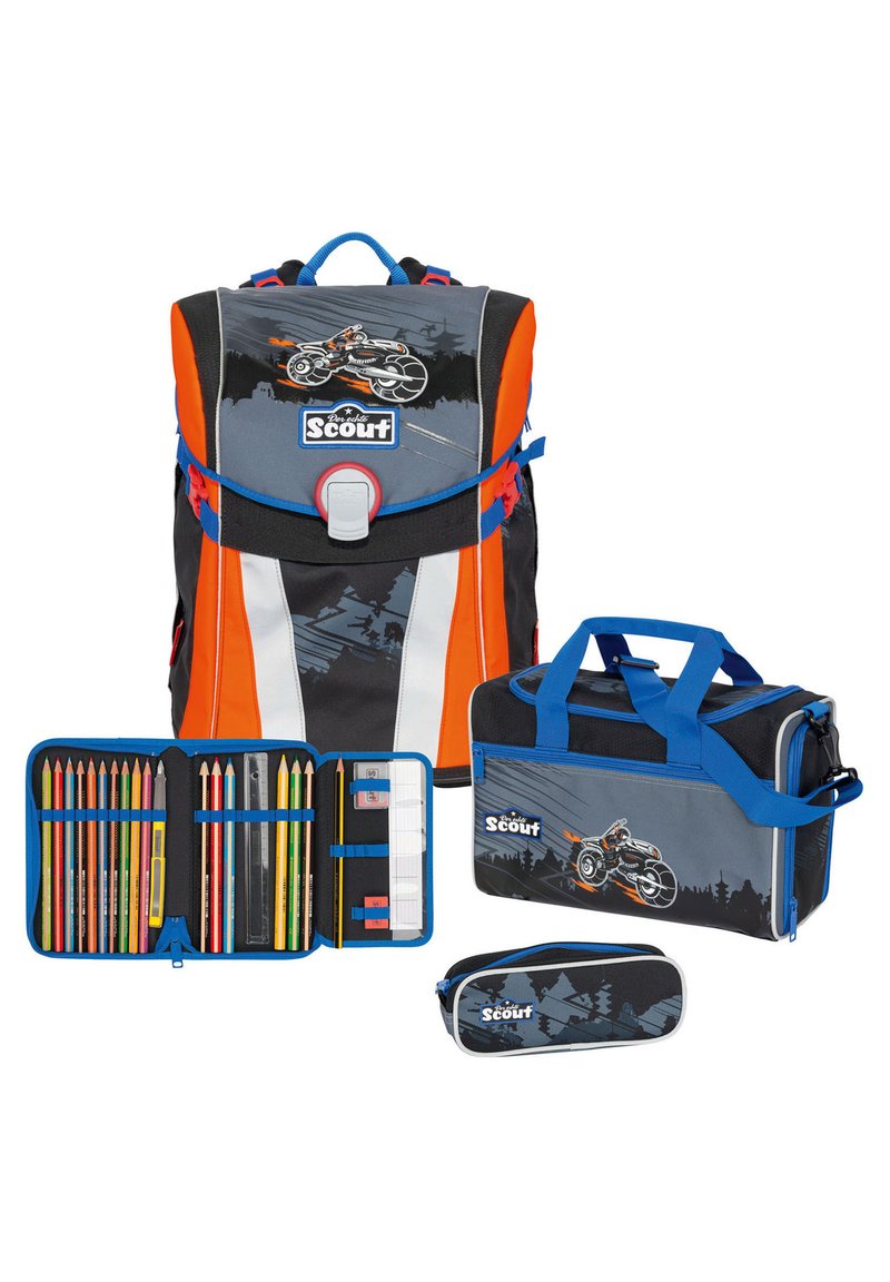 Scout SET 4TLG. - Set d'écolier - dark ninja/noir - ZALANDO.BE