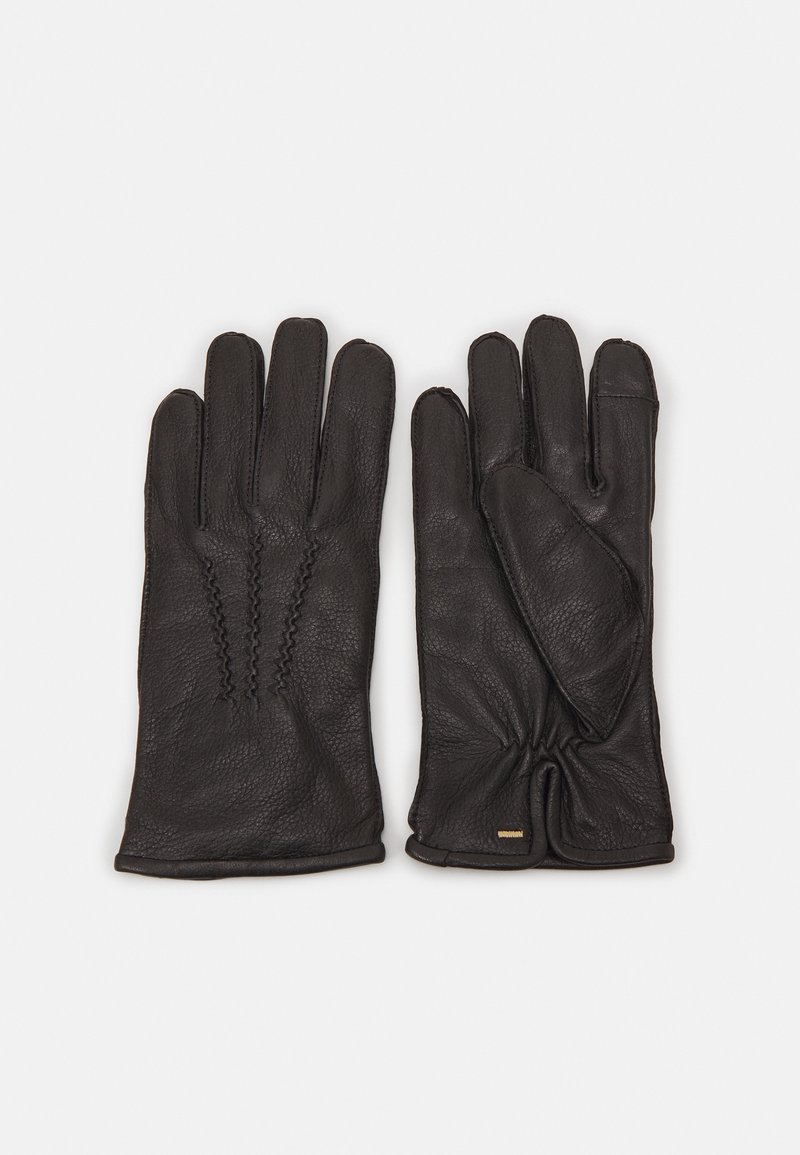 BOSS HANTON UNISEX - Mănuși - black/negru - Zalando.ro