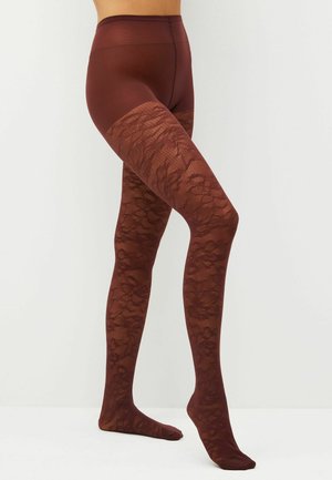 Next PATTERNED 1 PACK - Collants - khaki green/vert - ZALANDO.FR