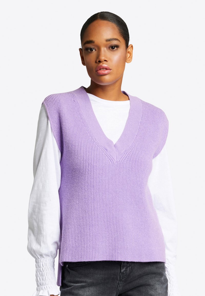 Rich & Royal NACHHALTIGER PULLUNDER - T-Shirt basic - plum purple/lila ...