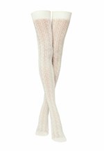 Calzedonia RIBBED - Bas - fp traforo panna/écru - ZALANDO.CH