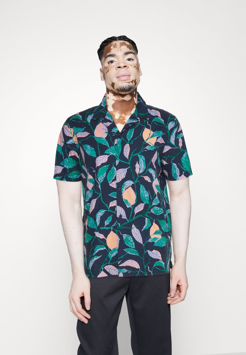 Lindbergh RESORT COLLAR - Shirt - navy/dark blue - Zalando.co.uk