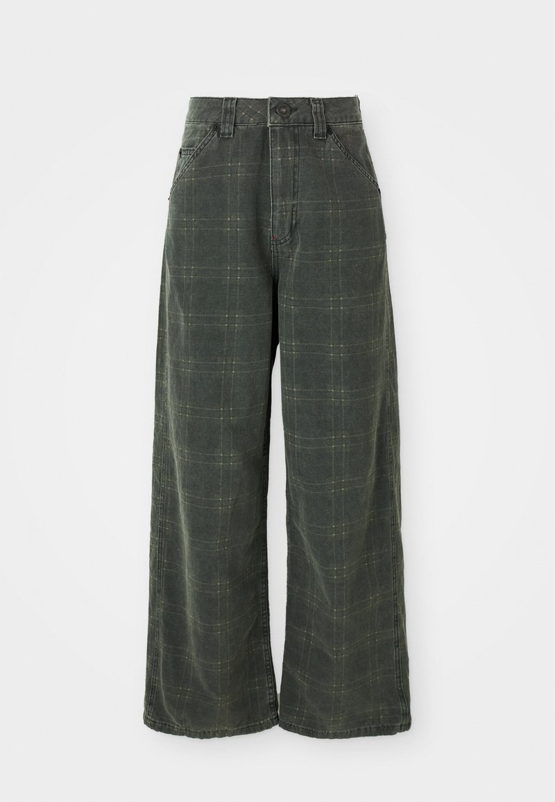 BDG Urban Outfitters BDG CHECK JAYA BAGGY - Jeans baggy - green/verde ...