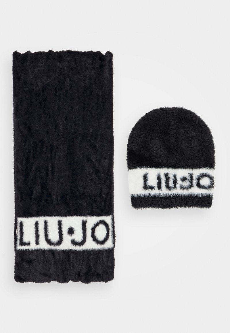 LIU JO COORDINATO UNITO LOGO SET - Sciarpa - nero - Zalando.it