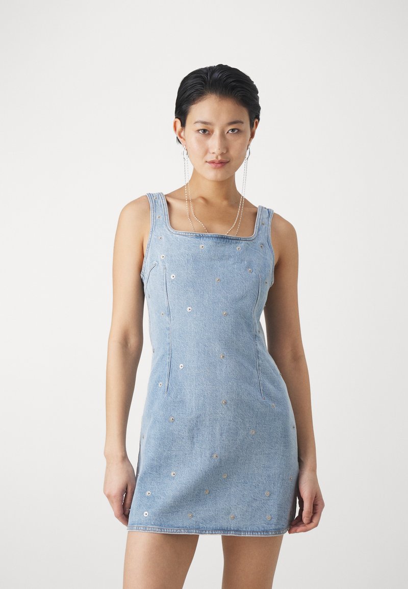Fiorucci RIVET MIDI DRESS - Jeanskleid - blue/blau - Zalando.ch