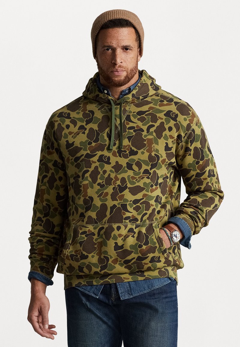 Polo Ralph Lauren Big And Tall Hood Long Sleeve Kapuzenpullover Frog