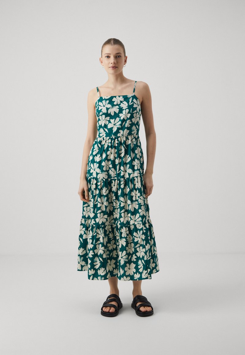 GAP TIERED DRESS - Robe de jour - green/vert - ZALANDO.CH