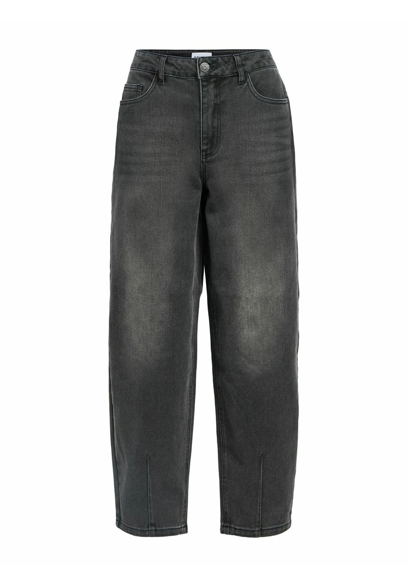 Object BARREL FIT - Straight leg jeans - black/zwart - Zalando.nl