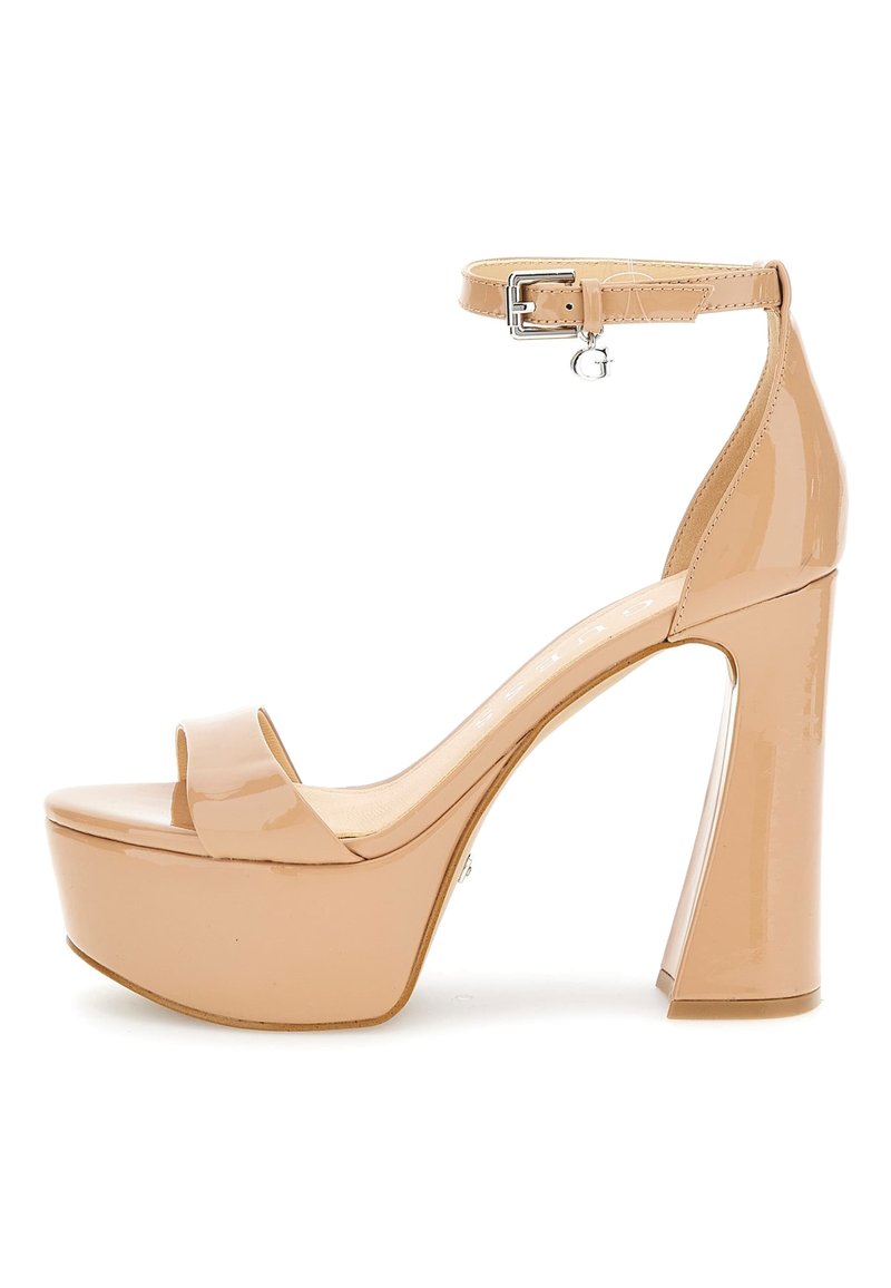 Guess IDAS - Sandales à talons hauts - beige - ZALANDO.FR