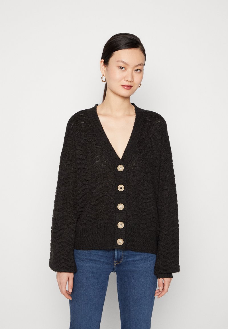 YAS YASBETRICIA CARDIGAN - Cardigan - black - Zalando.ie