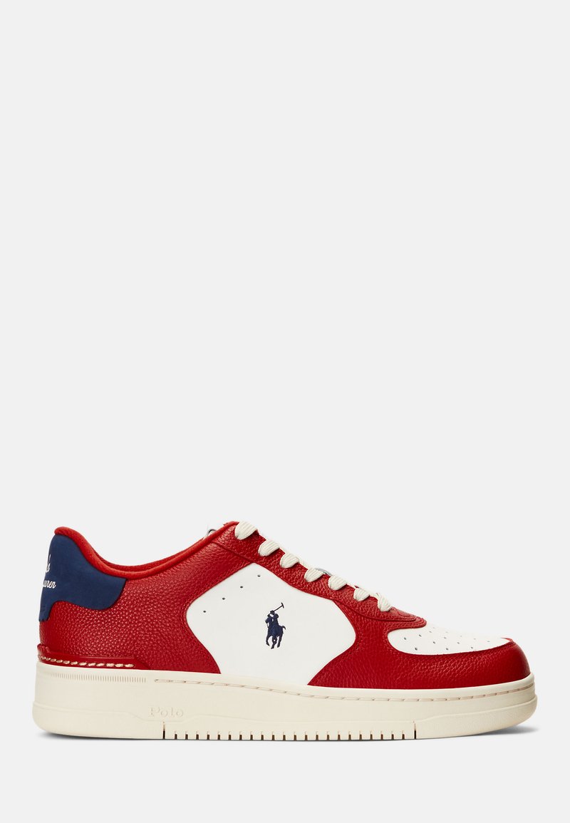Polo Ralph Lauren MASTERS COURT TOP - Trainers - cream/red/navy/off ...